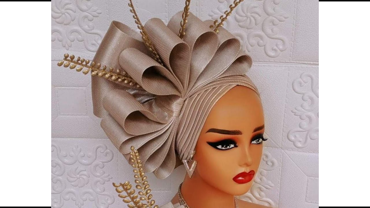 A DESCRIPTION ON HOW TO MAKE THIS TURBAN DESIGN - YouTube