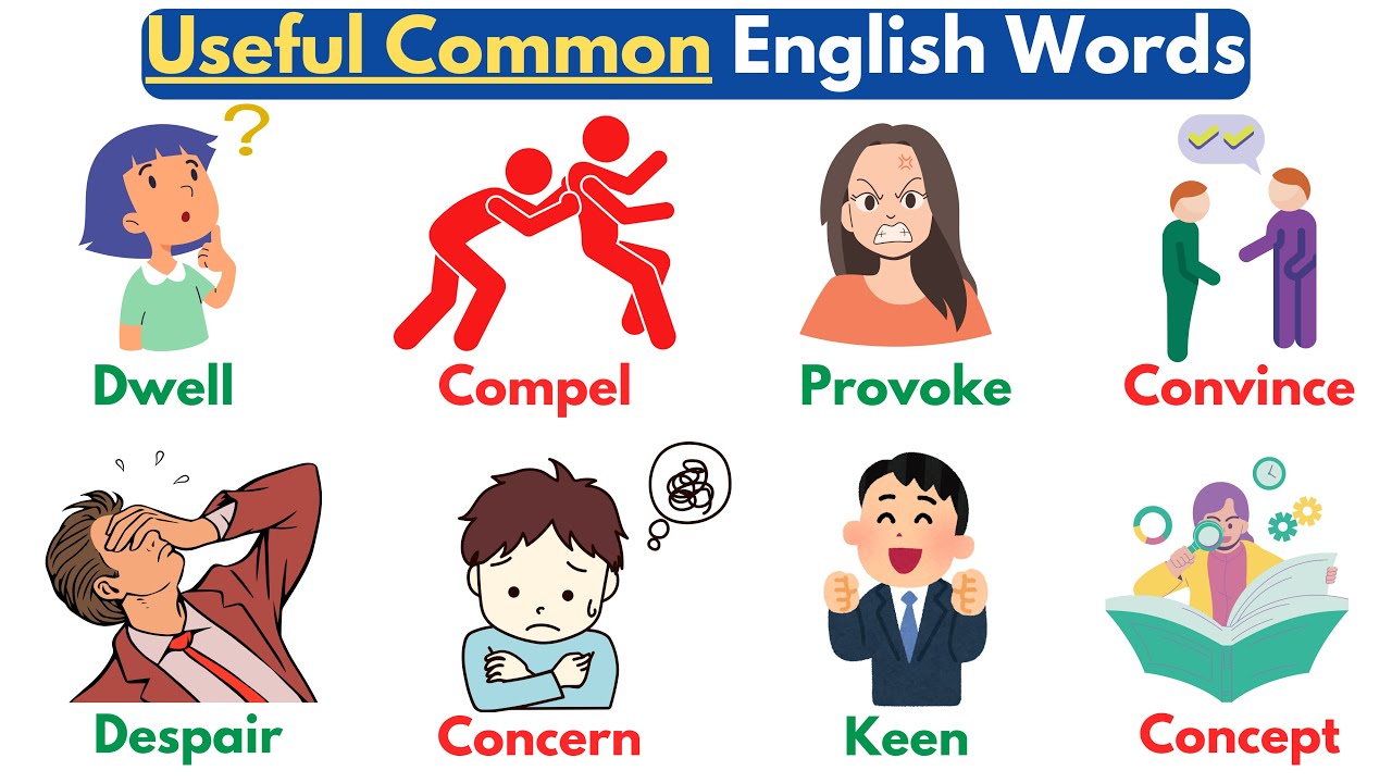 English Vocabulary For Daily Use | Common English Words - YouTube