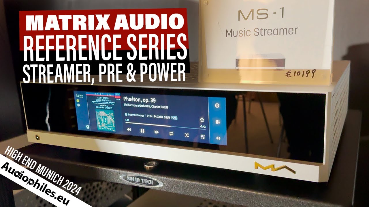 3 new Matrix Audio reference products - M series - YouTube