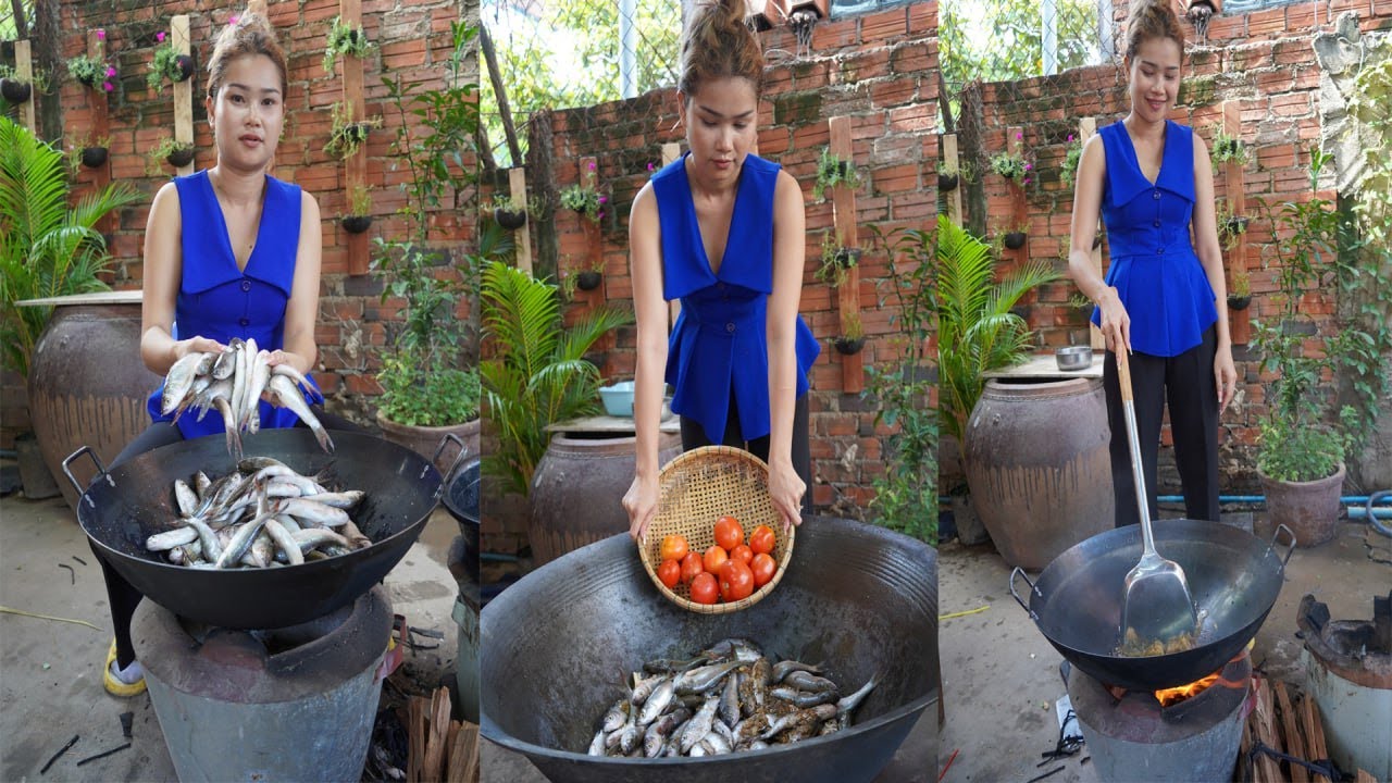 Amazing Cook River Fish & Sugarcane Wit Country Style - Cutting River ...