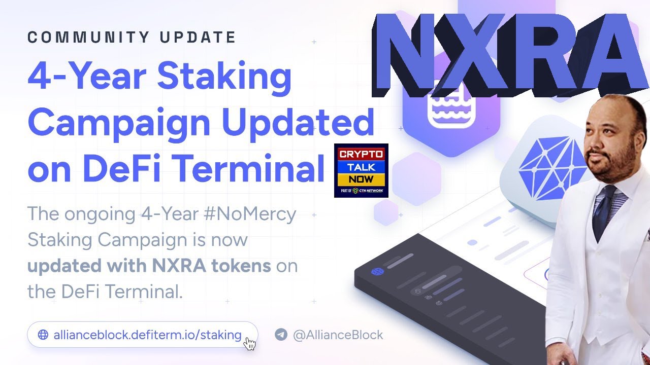 🚨NXRA - 4 YEAR STAKING CAMPAIGN UPDATED ON DEFI TERMINAL #NXRA # ...