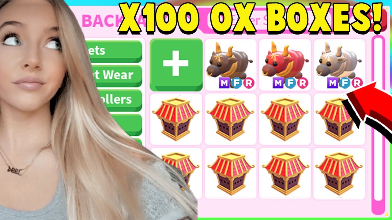 100 OX BOX CHALLENGE VS FISHYBLOX in NEW ADOPT ME UPDATE - YouTube