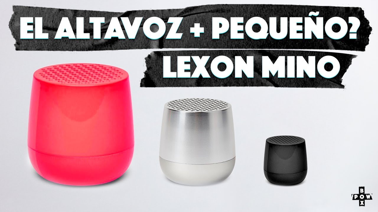 El altavoz mas pequeño? Lexon mino - YouTube