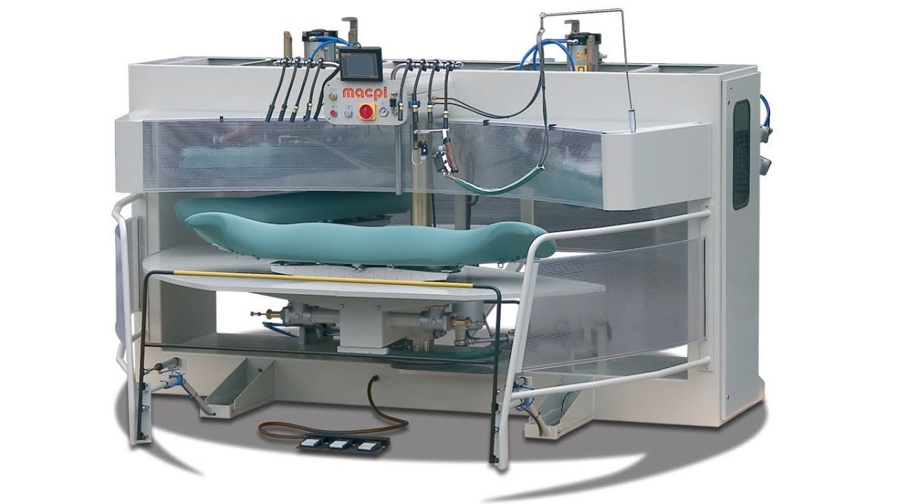 macpi 517.00-6153-7239 COMBINED PRESSING OF FOREPARTS AND BACKS - YouTube