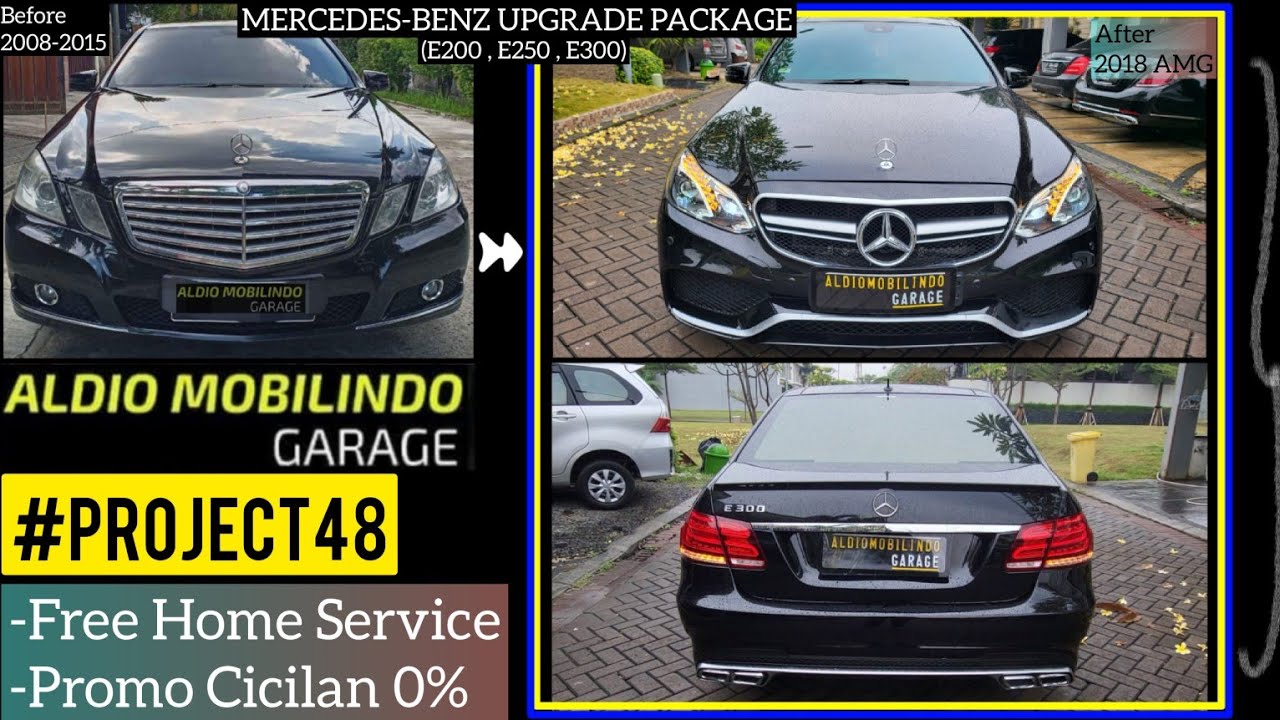 Project#48 Mercedes benz/Mercy W212 E200/E250/E300 2009-2016 upgrade ...