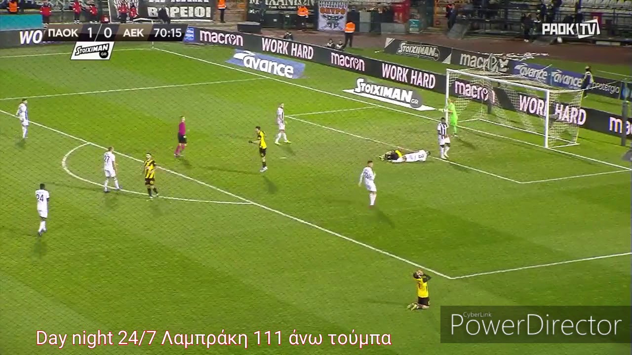ΠΑΟΚ-ΑΕΚ 1-0 Goals and highlights - YouTube