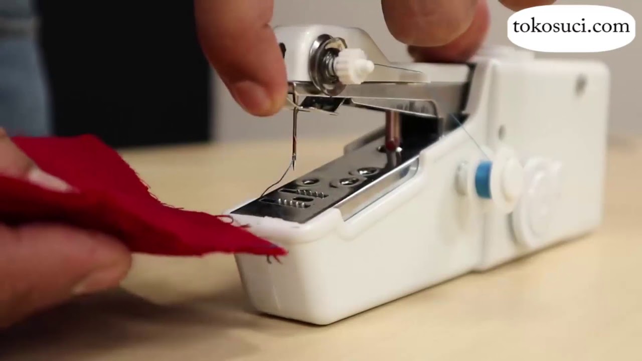 Cara menggunakan handy stitch/mesin tangan - YouTube - YouTube