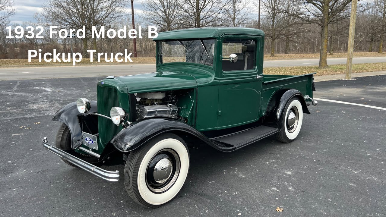 1932 Ford Model B Pickup Truck - YouTube