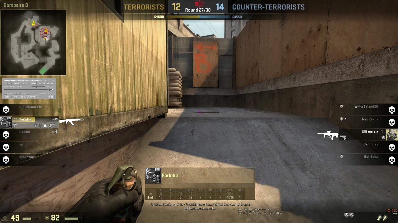 CS:GO - Flashbang headshot kill - YouTube