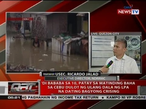 QRT: Panayam kay Usec. Ricardo Jalad, Executive Director, NDRRMC - YouTube