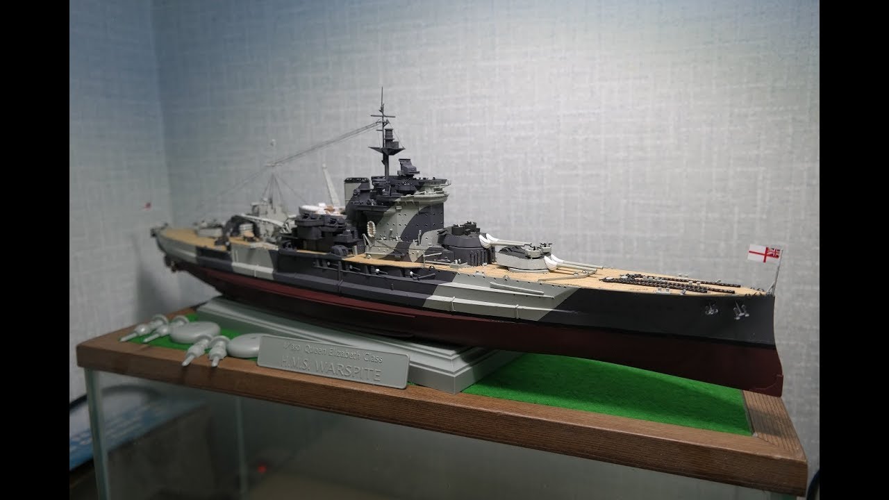 [사수]프라모델, 아카데미 1/350 HMS 워스파이트(Warspite) 조립하기 - YouTube