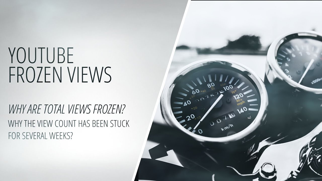 YouTube - Explained: Why Are Total Views Frozen? The view count has ...
