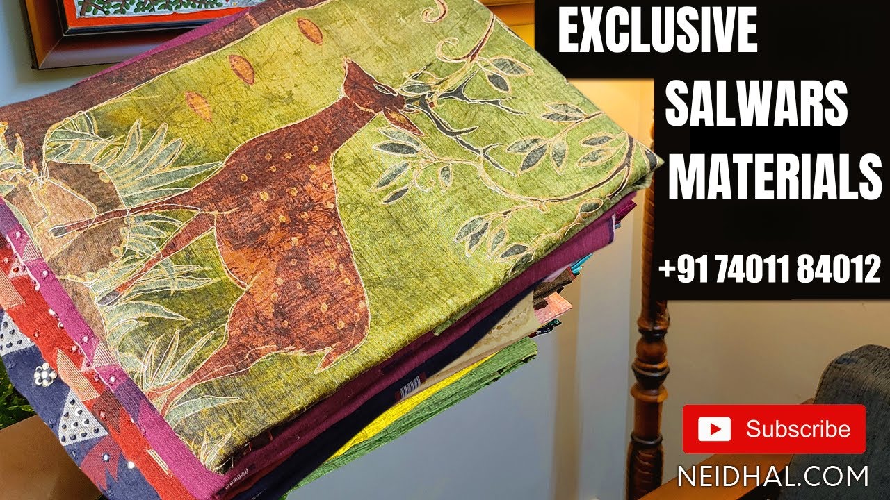 TRENDING SALWAR MATERIALS | NEIDHAL.COM | WhatsApp +917401184012 FEB 6 ...
