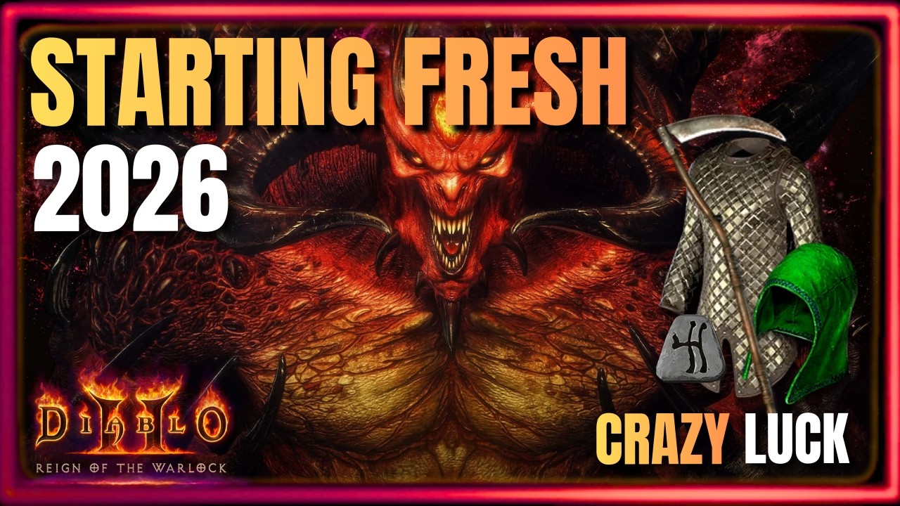 D2R - GETTING OUR CHAOS WARLOCK TO HELL ON DAY 1 OF NEW LADDER!? (STILL ...