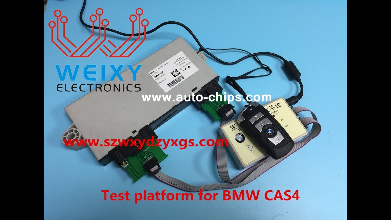 How to use test platform for BMW CAS4 - YouTube