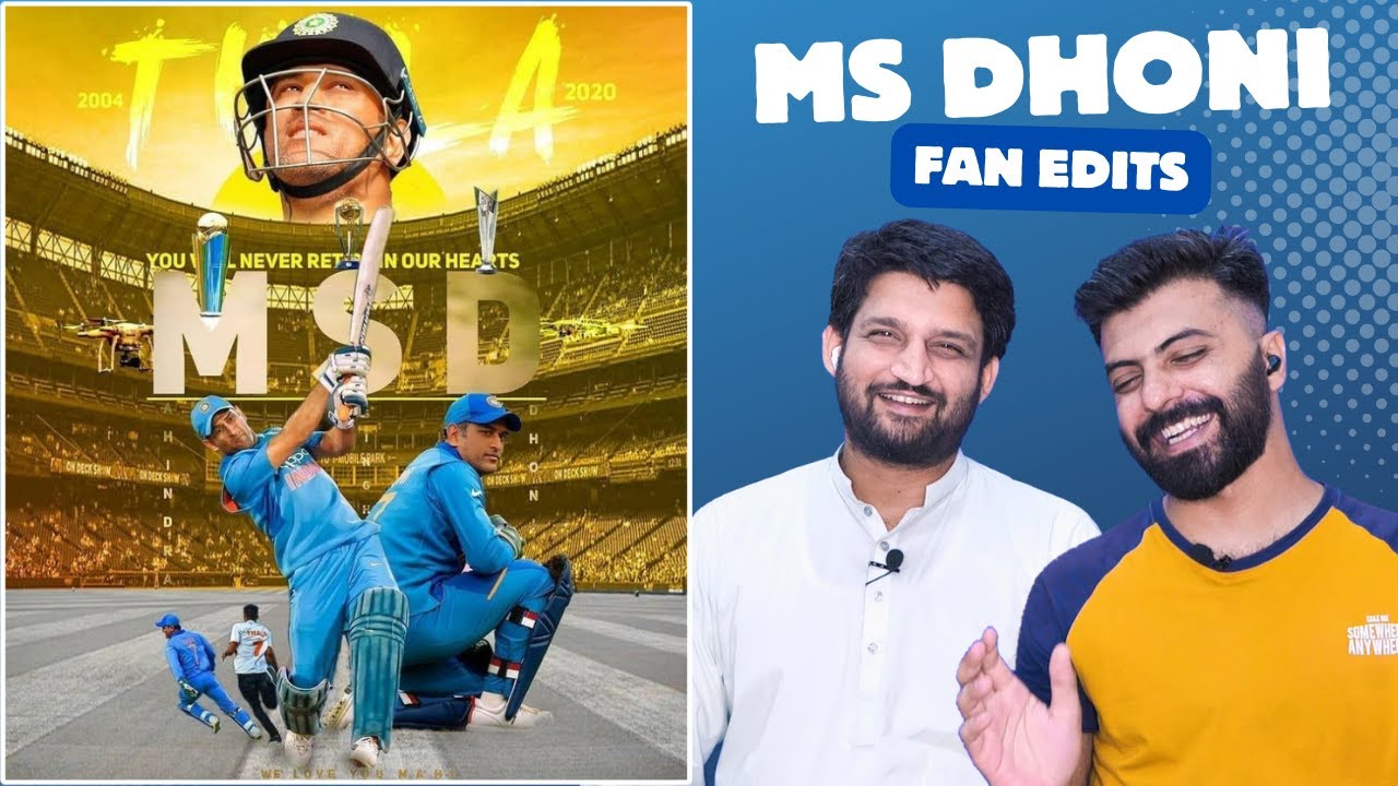 Ms Dhoni Fan Edits | Ms Dhoni Fan Moment | Bsn Reaction - YouTube