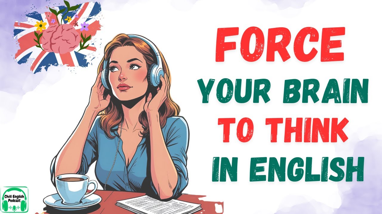 How to Force Your Brain to Think in English | B1 English Listening ...