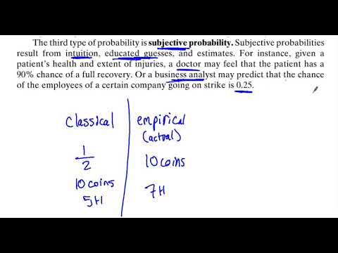 Stats 3.1 Example 8 Law of Large Numbers and Classical Empirical ...
