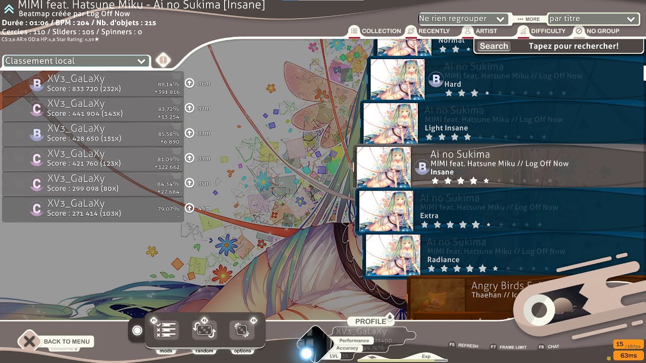 AI NO SUKUMA OSU , je continue d'apprendre sur OSU !!! - YouTube