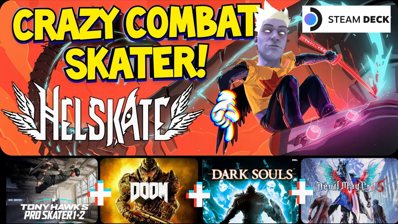 🛹🔥🗡️Helskate: Tony Hawk Meets Devil May Cry! MUST Play Rougelite! - YouTube