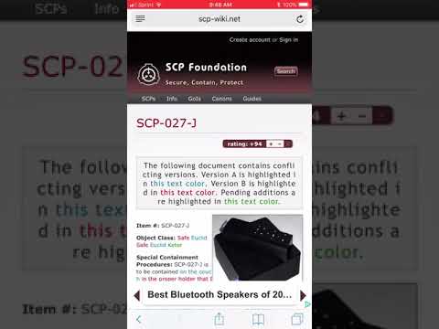 SCP 027-J | Object Class: Safe, Euclid, Keter | Remote And Cable Box ...