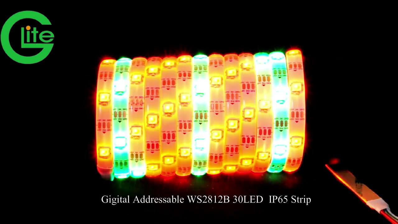 WS2812B 30 IP65 - YouTube