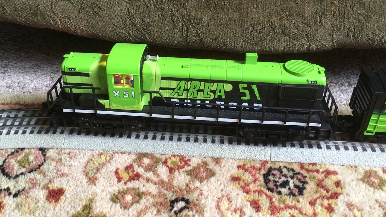 Lionel O Gauge Area 51 Train-Engine X51's Sound Demonstration - YouTube