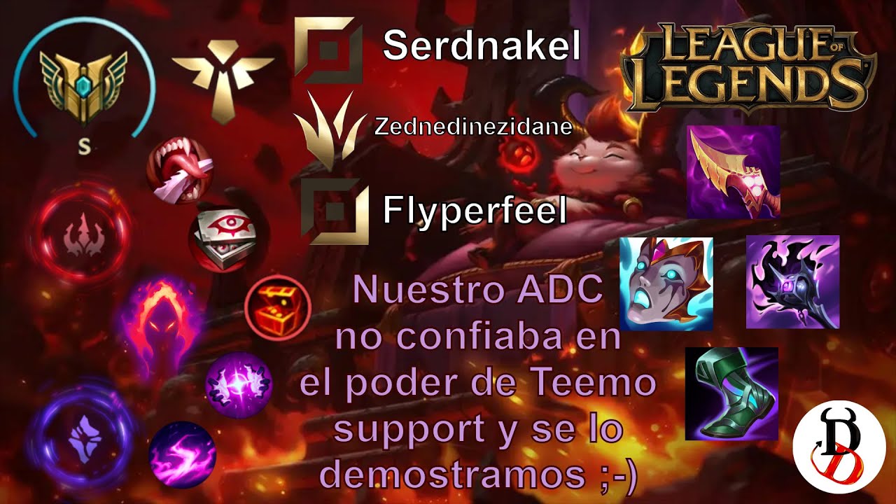 Le demostramos a nuestro ADC que Teemo es buen support / League of ...