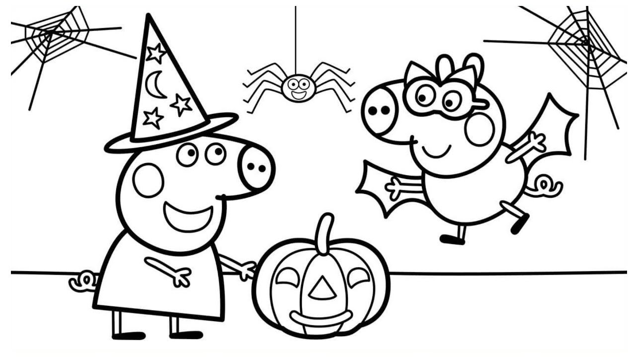 Peppa Pig Colouring | The Ants Go Marching | Nursery Rhyme | Kids Song ...