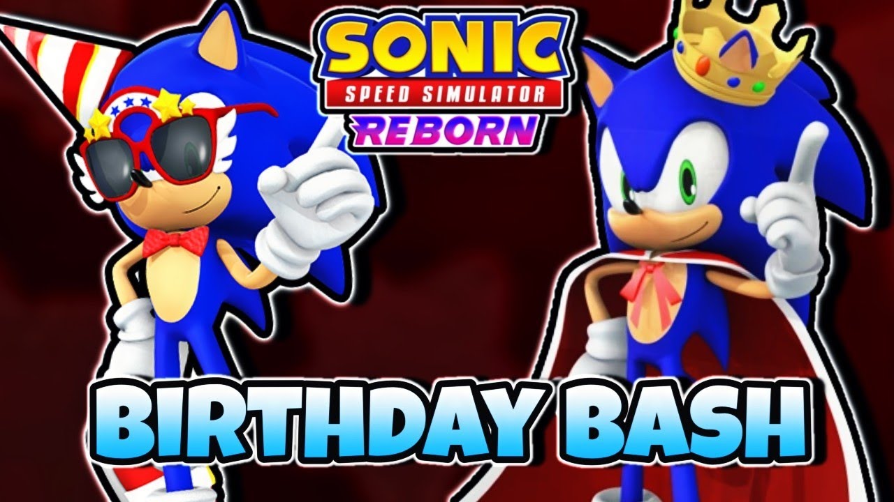 Birthday Bash Event | Sonic Speed Simulator - YouTube