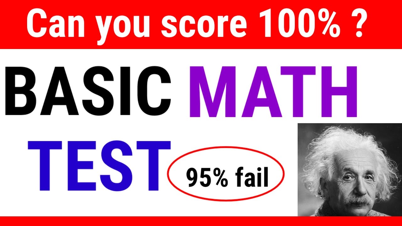 Basic Math Test Quiz || Can you score 💯% ? Genius IQ Test Quiz|| # ...