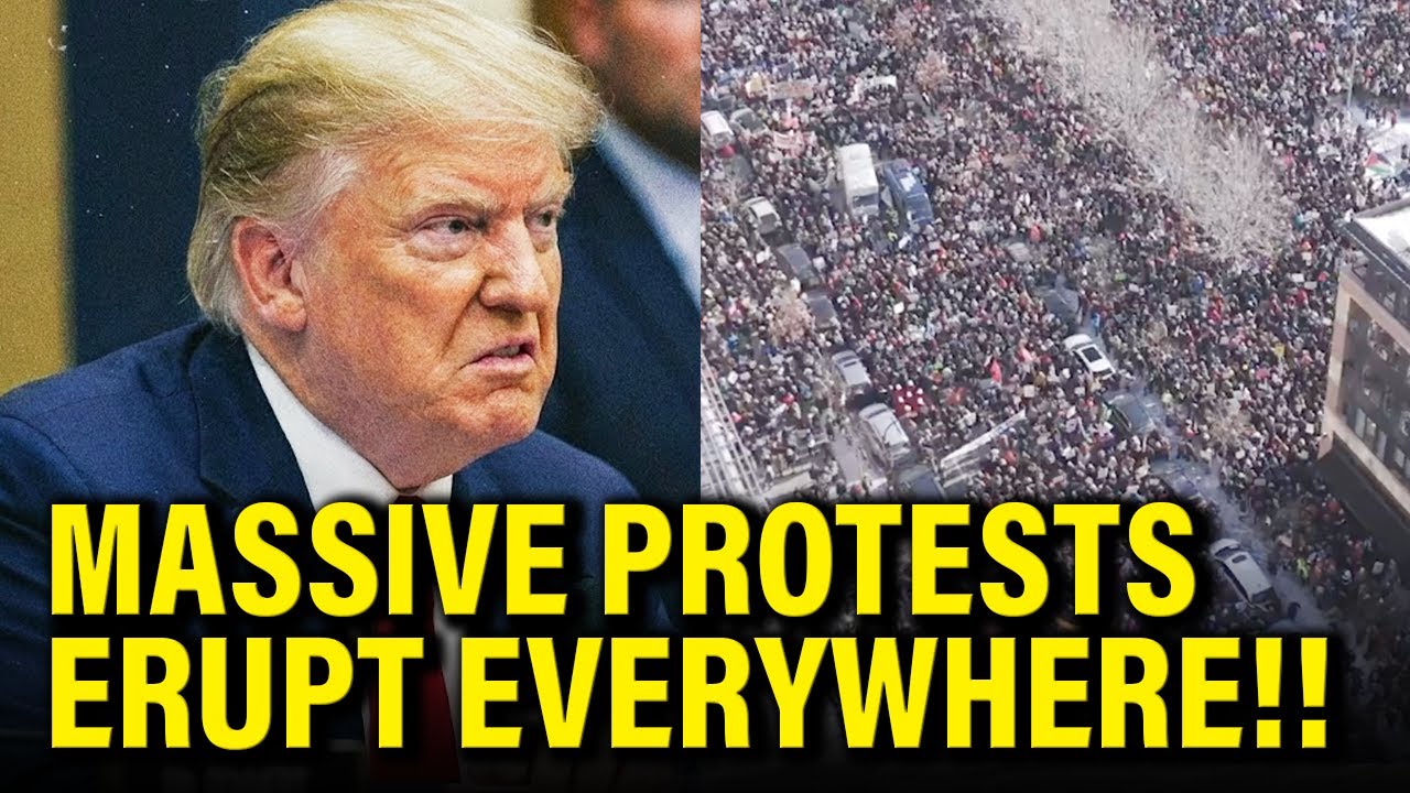 Trump LOSES IT as MASSIVE PROTESTS SPREAD…WORLDWIDE! - YouTube