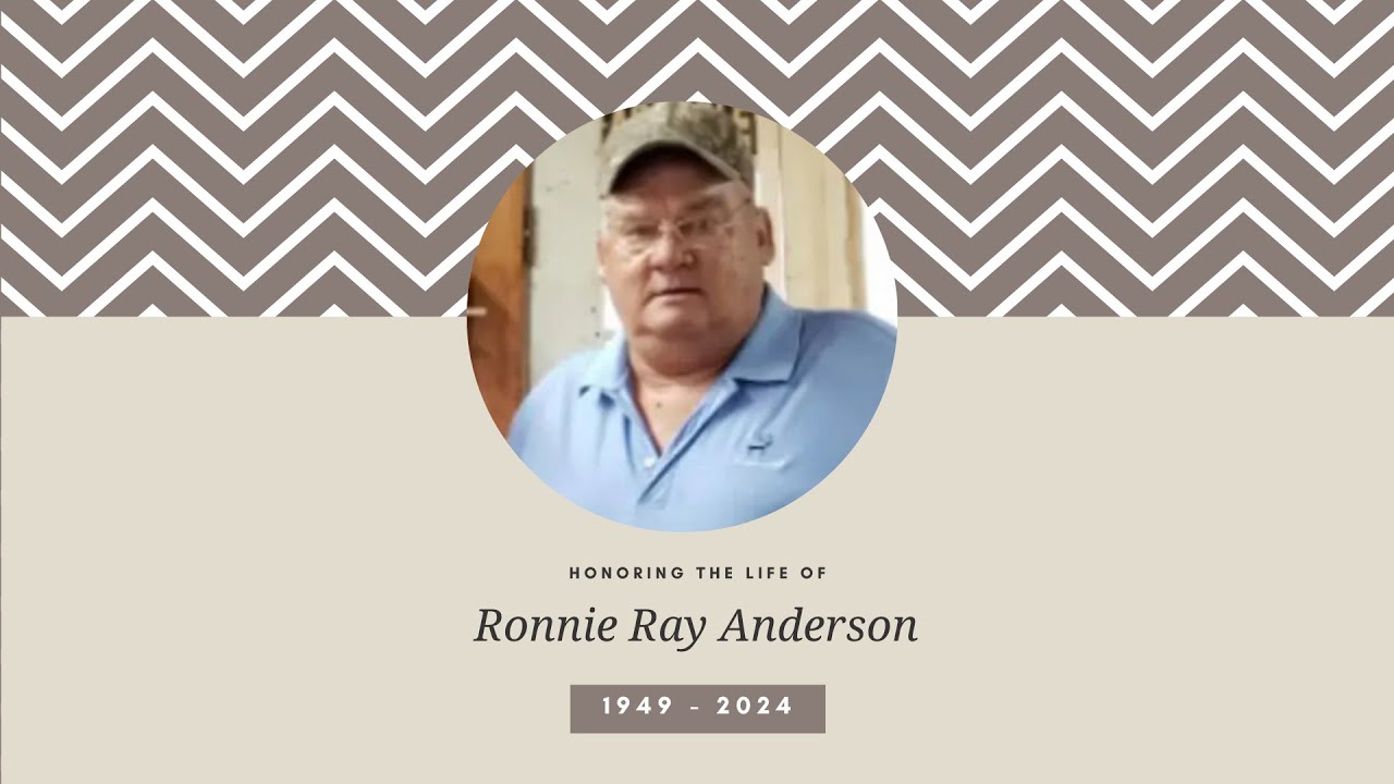 Ronnie Ray Anderson Funeral Service - YouTube