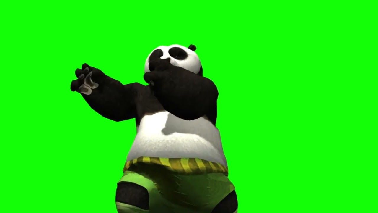 KungFu Panda Green Screen HD - YouTube