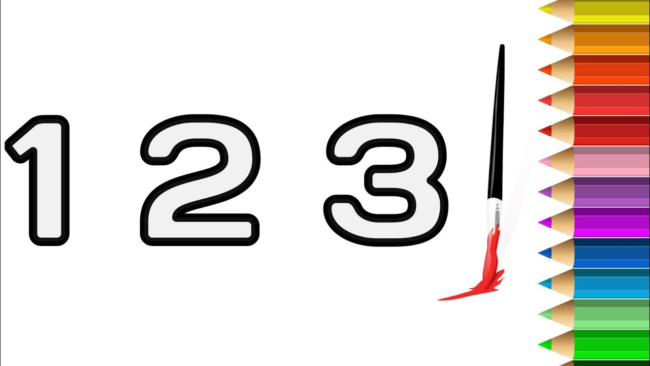 Number Counting, 123 numbers Counting 123456789 number learning #123 # ...