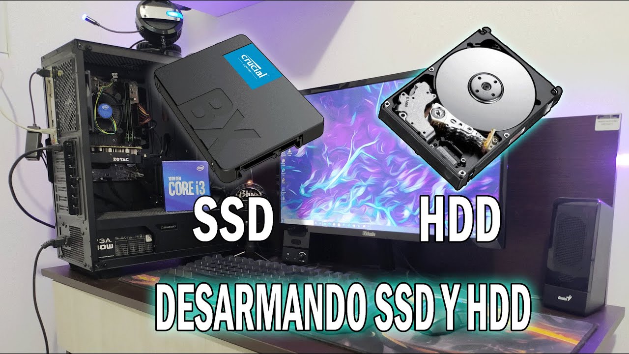 Como se ve un SSD Y HDD por dentro 💻 | Caracteristicas y como funcionan ...