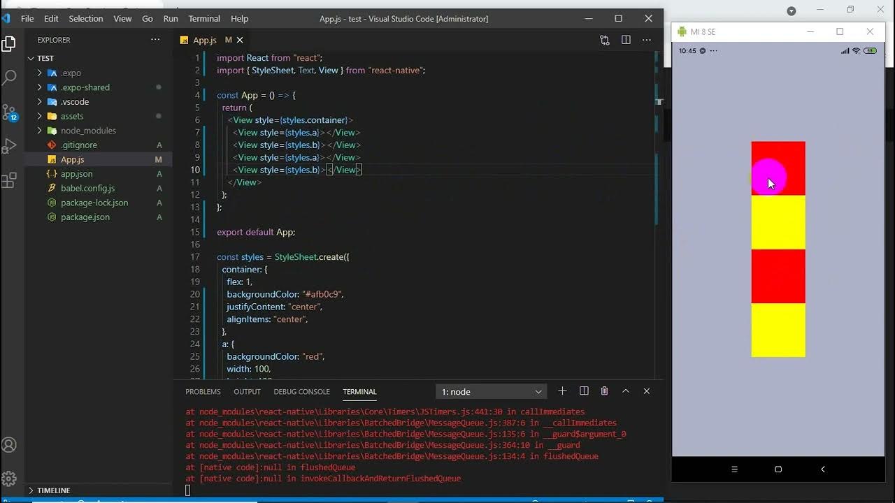 Reactnative101 Part10 Starting Layout Youtube