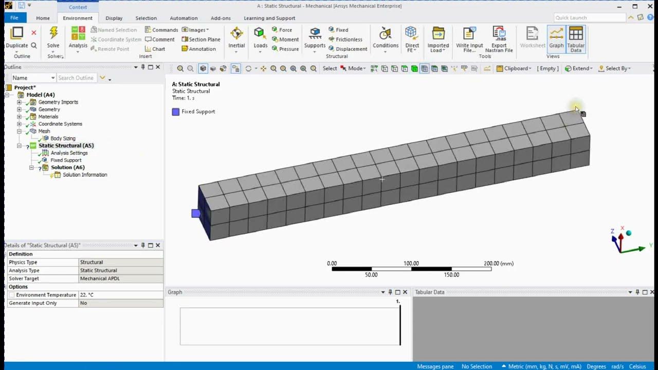 ANSYS Workbench Tutorial: Selecting Nodal Sets and Applying Forces - YouTube