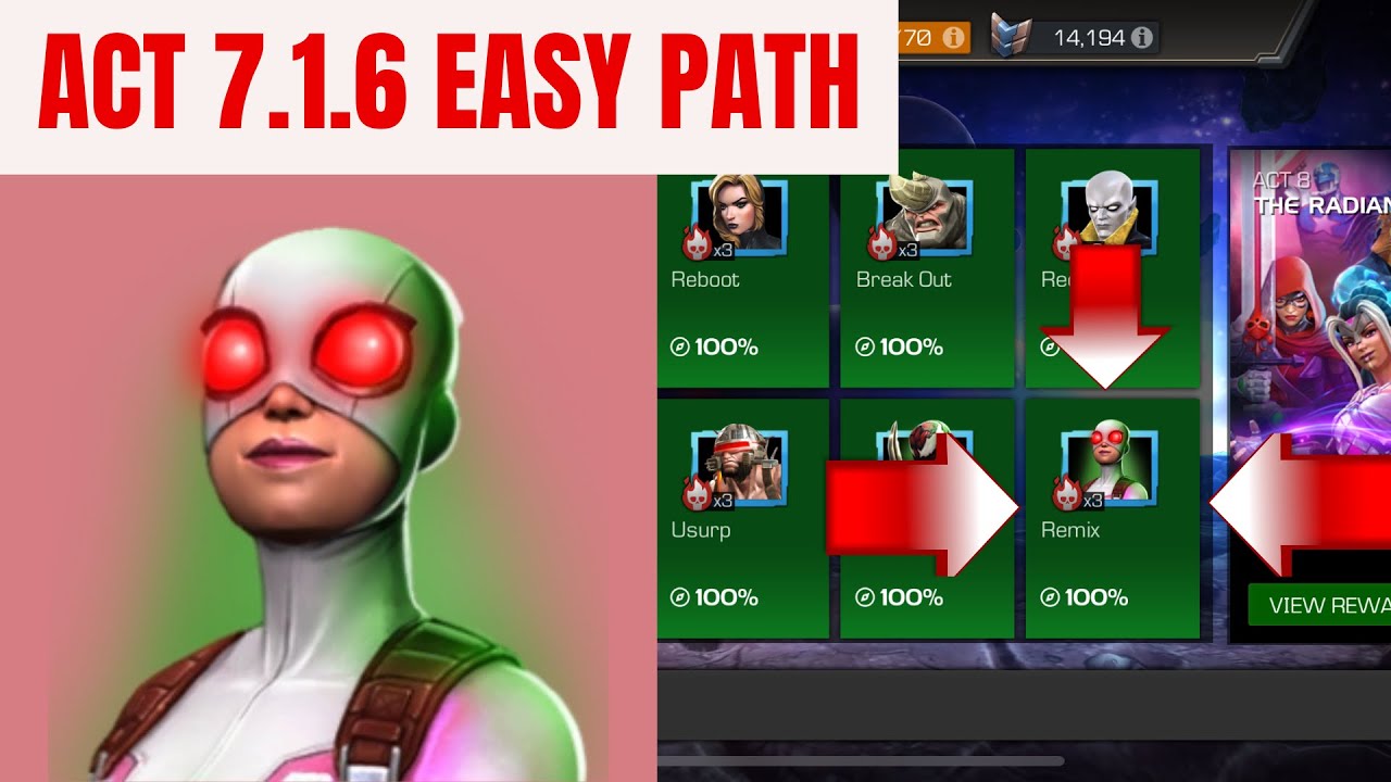 HOW TO BEAT ACT 7.1.6 | MCOC - YouTube