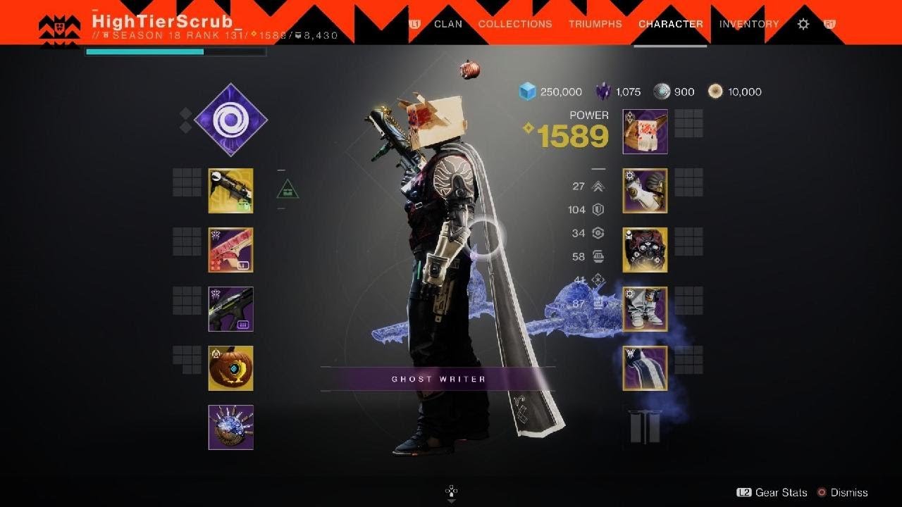 Riven Mask - Destiny 2 Halloween Fashion - Hunter Edition Pt. 2 - YouTube