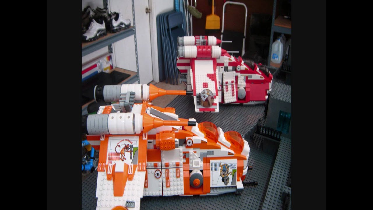 TexasLegoBoy - New Custom Clone Republic Gunships - 212th Battalion ...