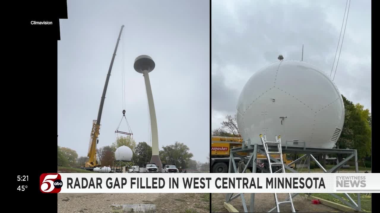 New radar system aiming to fill gap in Greater Minnesota - YouTube