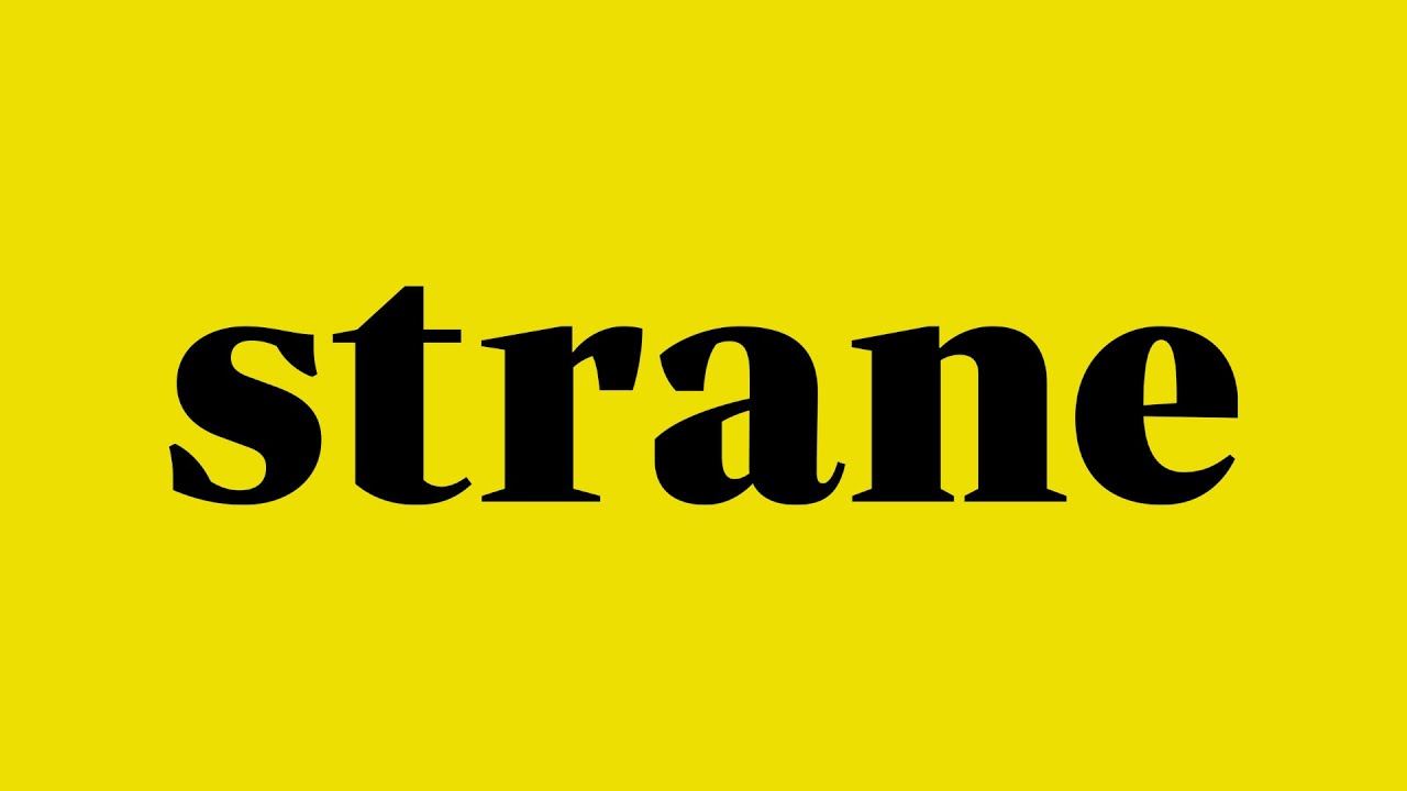 Strane - Lemon Maraschino - YouTube