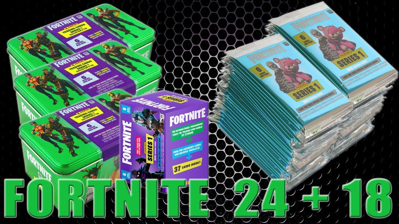 Panini FORTNITE TRADING CARDS SERIE 1 | 24 + 18 PACKS BLASTER ...