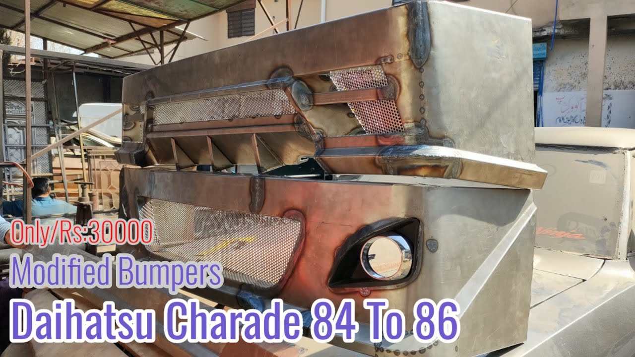 Modified Bumpers Daihatsu Charade - YouTube