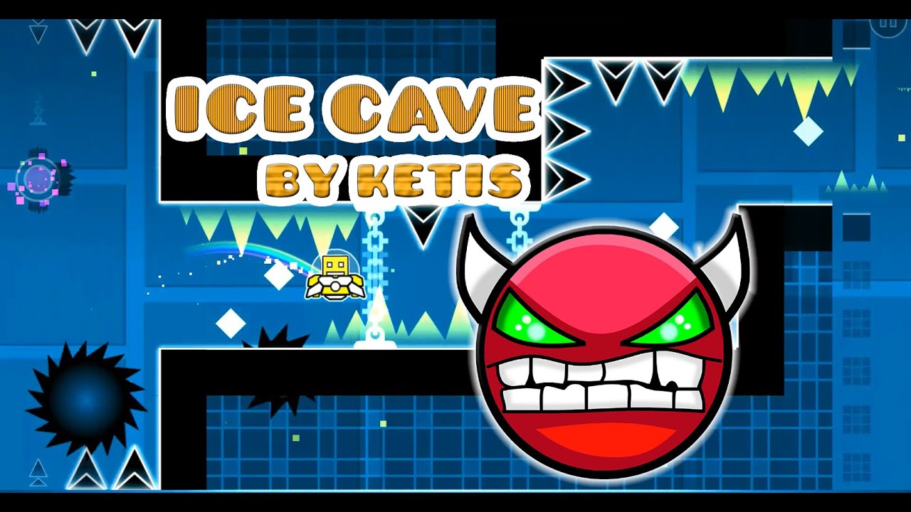 Geometry Dash (Ultra Easy Demon) - Ice Cave by KeTis - YouTube