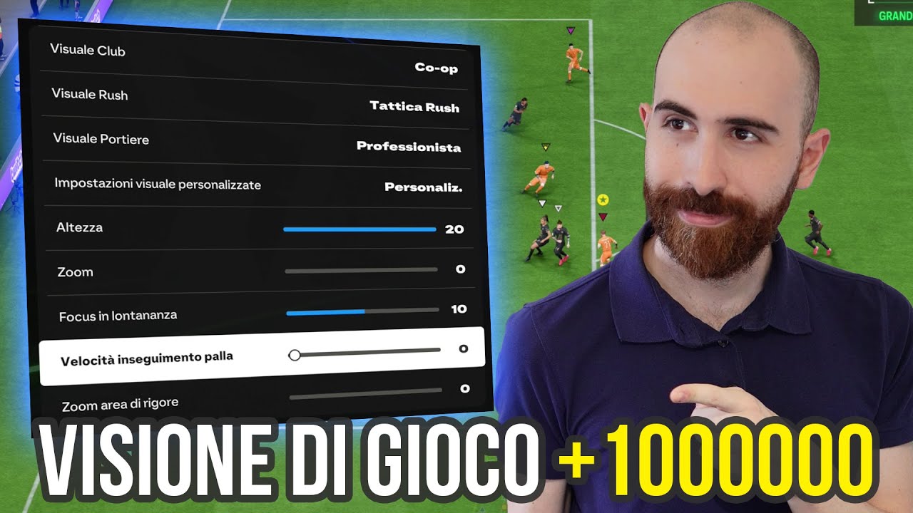 MIGLIOR TELECAMERA e IMPOSTAZIONI VIDEO e VISUALE per FC 25 - YouTube