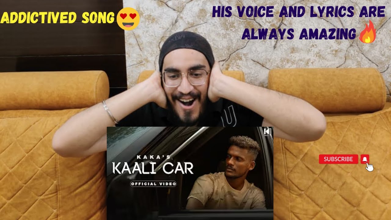 Reaction on KAALI CAR || KAKA | New Punjabi Song 2023 | Kale kale ...