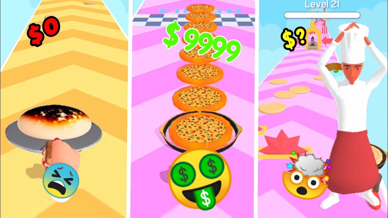 Run pizza stack game 🤑 || Funny gameplay 🤣 #pizza - YouTube
