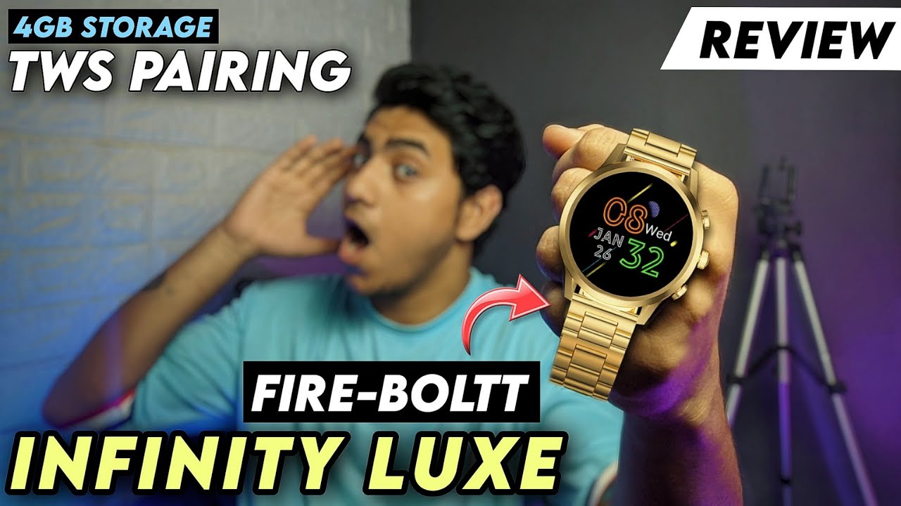 Fire Boltt Infinity Luxe Review - Best Smartwatch Under 4000 ! - YouTube